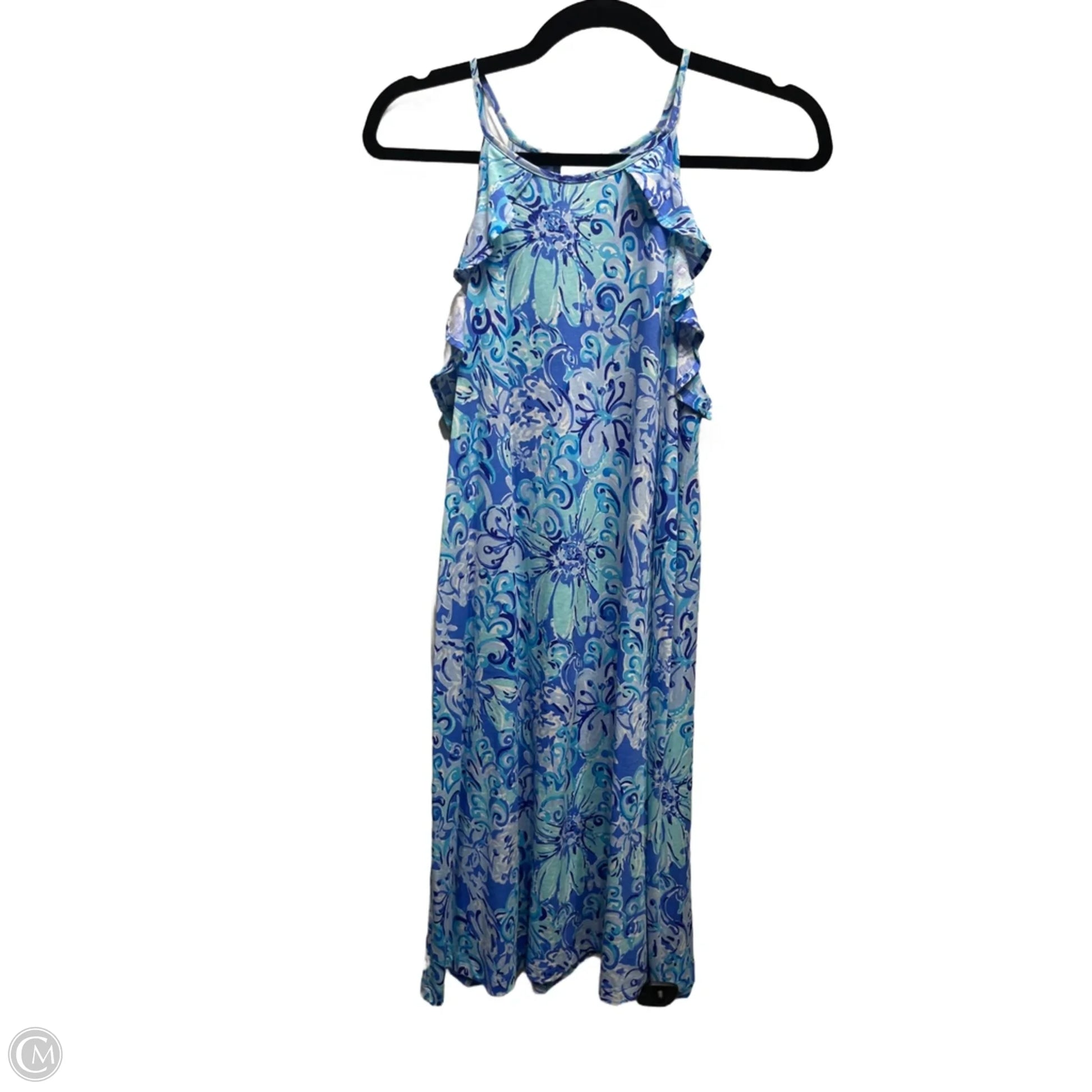 Dress Designer By Lilly Pulitzer In Blue & White, Size: S – Clothes ...